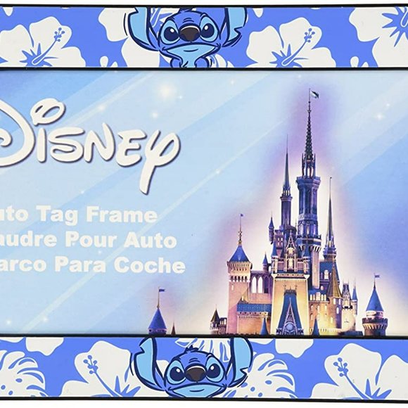 Disney | Accents | Disney Stitch Tag Frame W Matching Tag Bolts Nwt ...